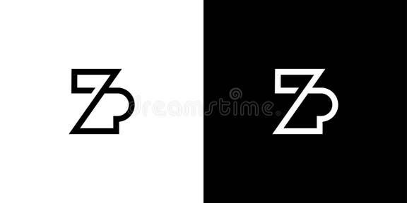 Unique and Modern ZP Logo Design Stock Vector - Illustration of design ...