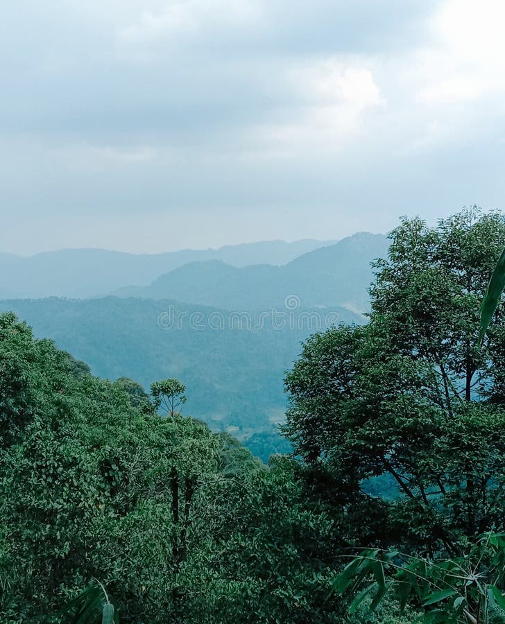 The Cool Nature of the Hills at Dusk Stock Image - Image of hills, cool ...