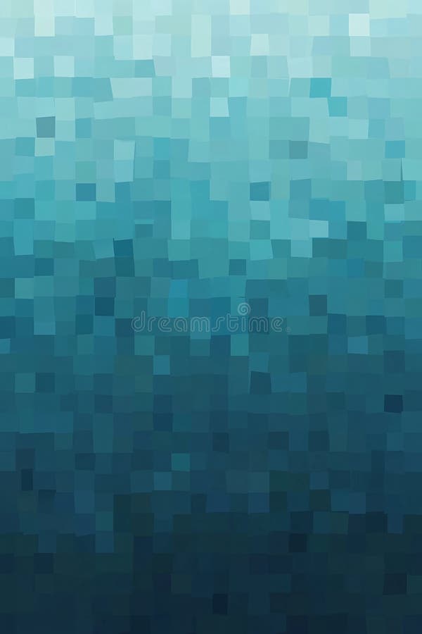 Cool Ocean-inspired Gradient with Pixelated Aqua and Deep Teal Tones ...