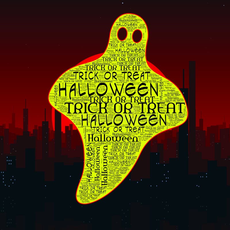 Cool October 31st Halloween Shapes, Texts, Abstract Template Icons ...