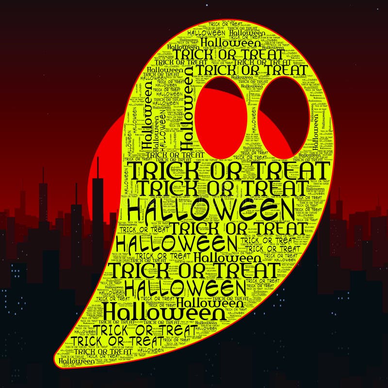 Cool October 31st Halloween Shapes, Texts, Abstract Template Icons ...