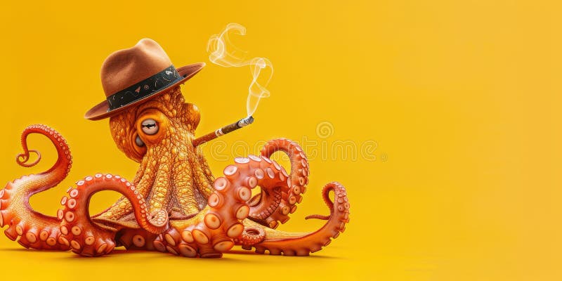 Octopus Smoking Stock Illustrations – 192 Octopus Smoking Stock ...