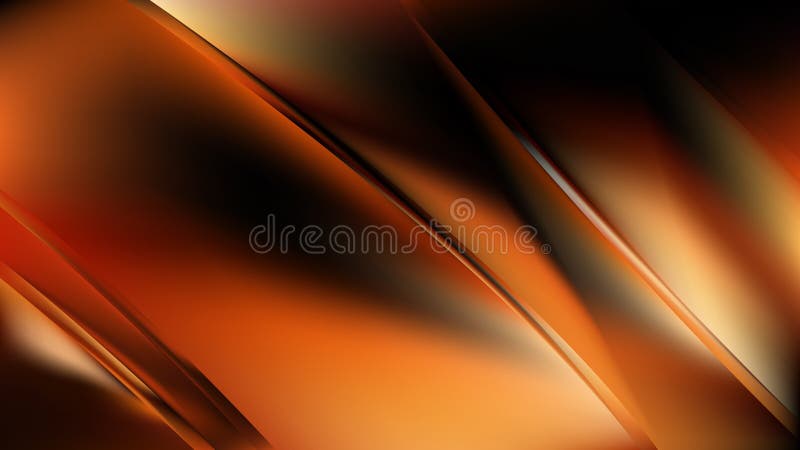 Cool Orange Modern Geometric Shapes Background Stock Vector ...