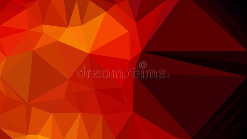 Cool Orange Polygon Background Graphic Design Vector Art Stock Illustration - Illustration of ...