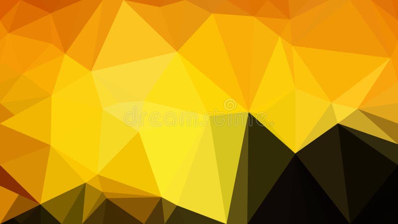 Cool Orange Polygon Pattern Abstract Background Stock Illustration ...