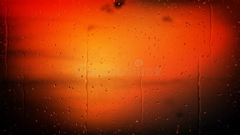 Cool Orange Water Drop Background Image Stock Illustration ...