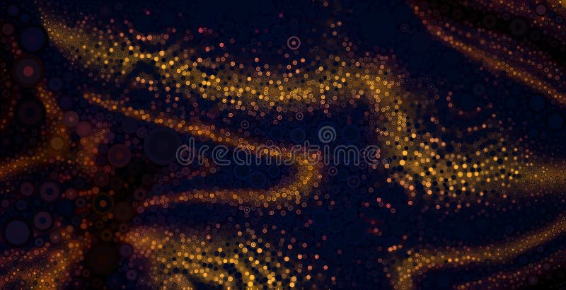 Cool Particles Abstract Background Illustration Stock Illustration ...