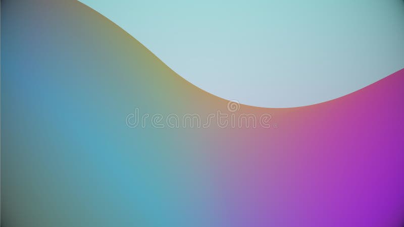 Cool Pastel Color Gradient Wave Abstract Background Loop Stock Video ...