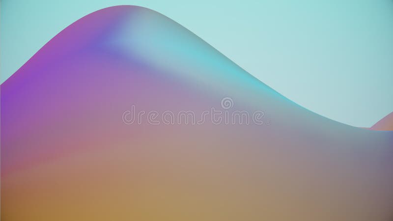 Cool Pastel Color Gradient Wave Abstract Background Loop Stock Footage ...