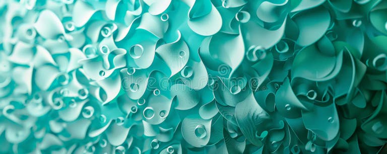 A Cool Patterned Aqua Paper Backdrop, Adorned with Refreshing Designs ...