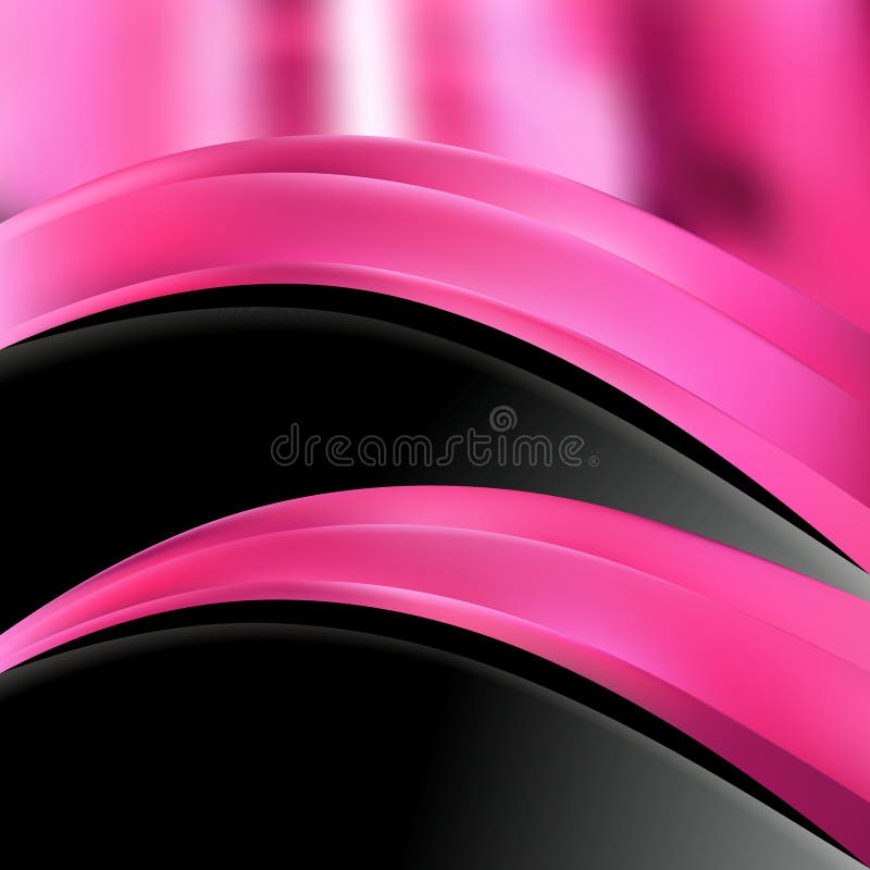 Cool Pink Background Template Stock Illustration - Illustration of ...