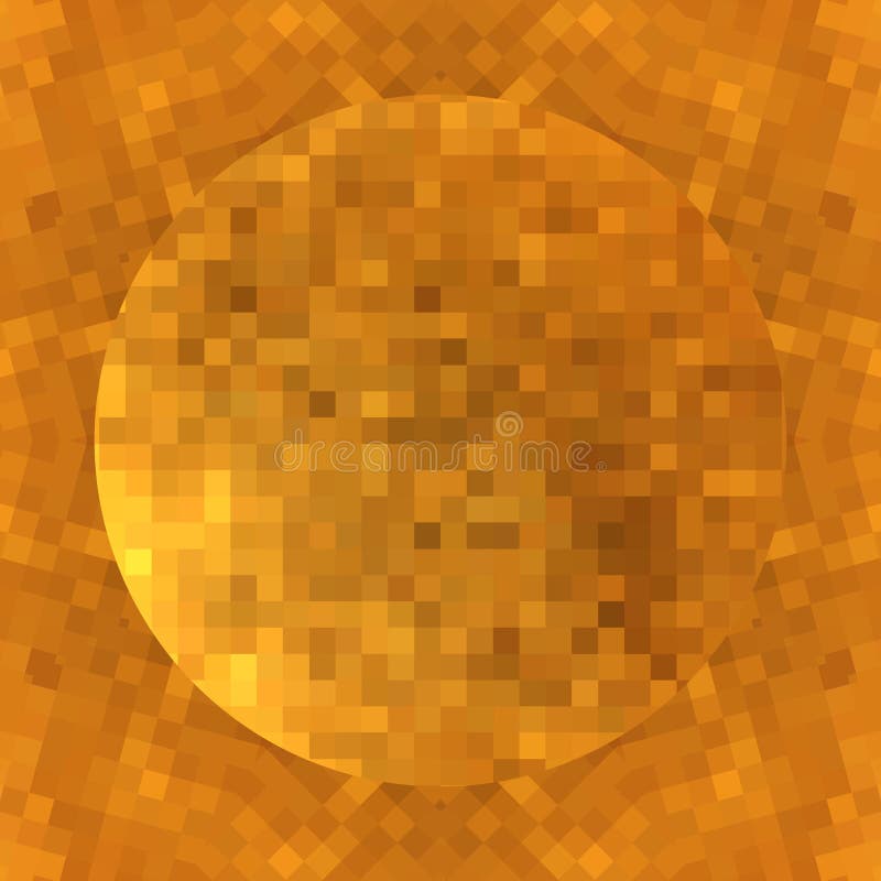 Cool Pixels Yellow Gold Abstract Shades Shapes and Blurs Abstract ...
