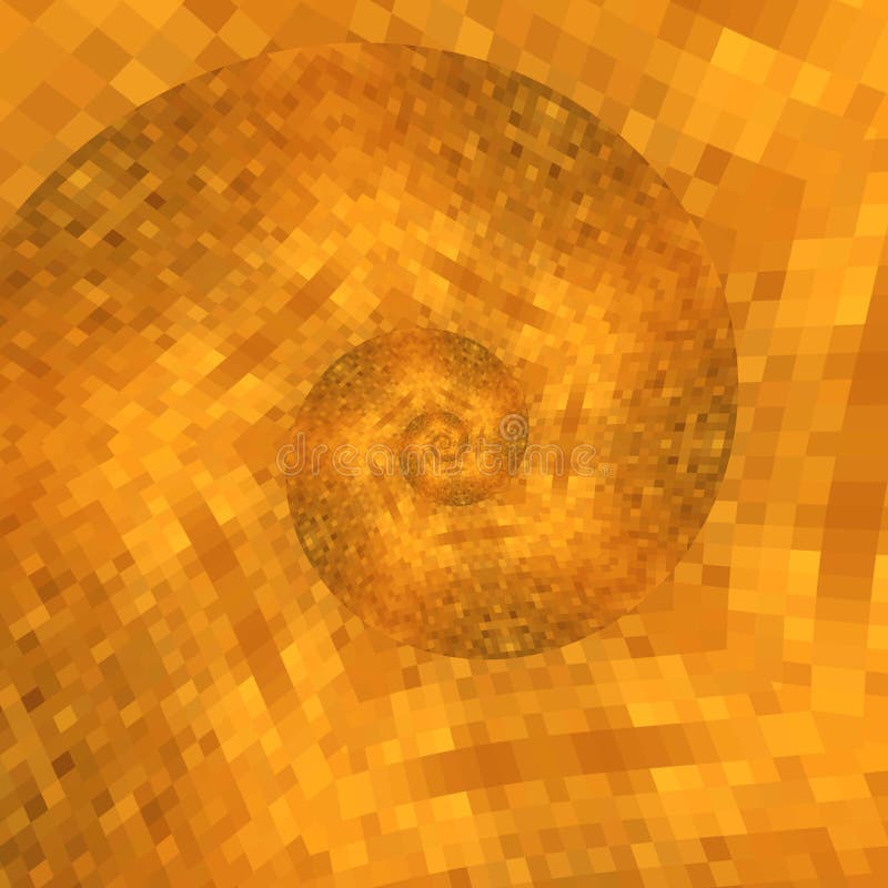 Cool Pixels Yellow Gold Abstract Shades Shapes and Blurs Abstract ...