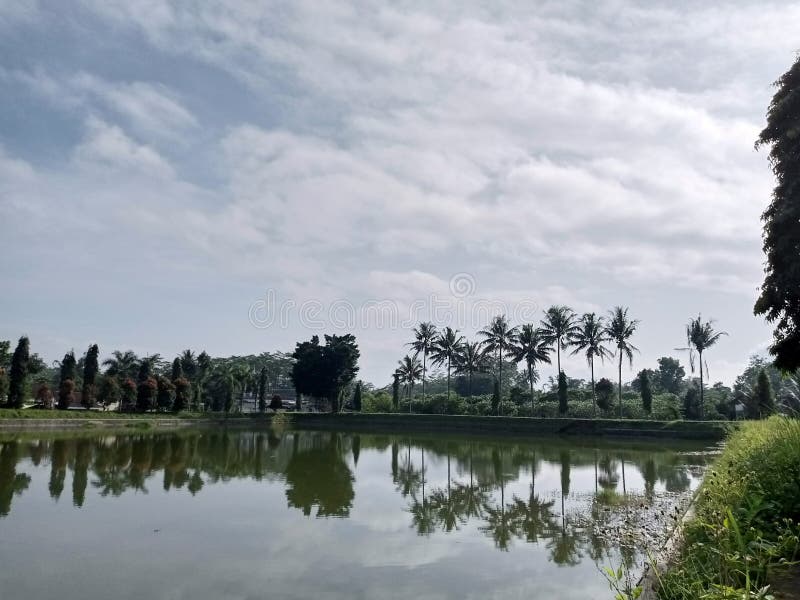 This is a really Cool Place for Fishing Stock Photo - Image of water ...