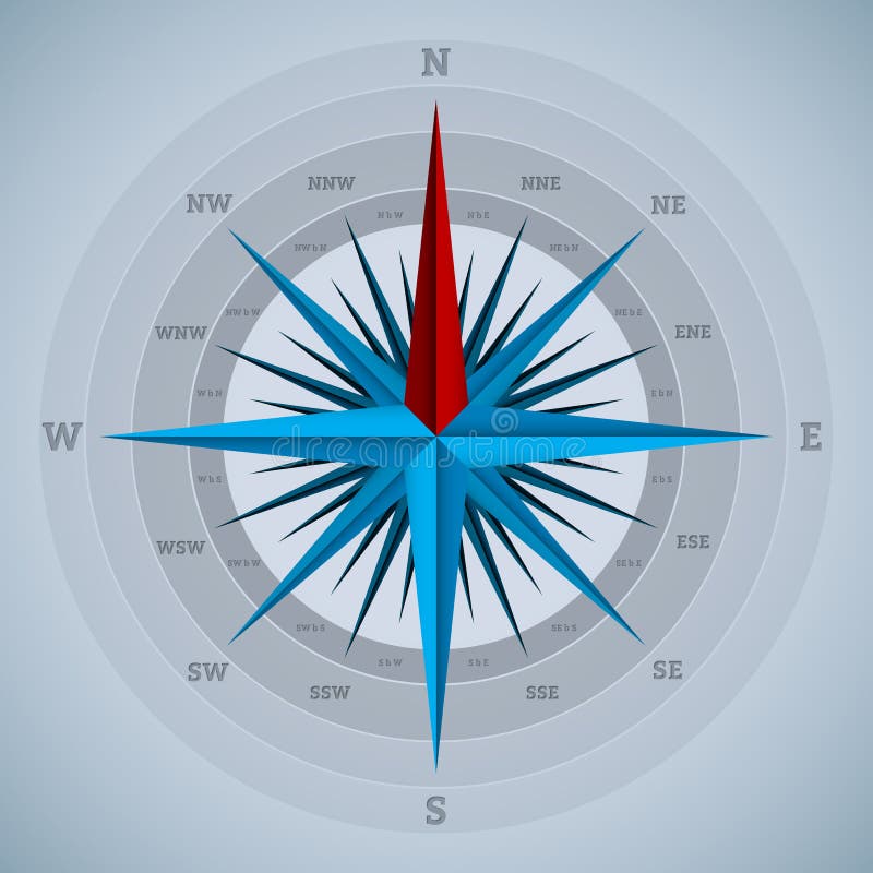 Cool 32 Point Compass Design Stock Vector - Illustration of direction ... Cool 32 Point Compass Design Stock Vector - Illustration of direction ...