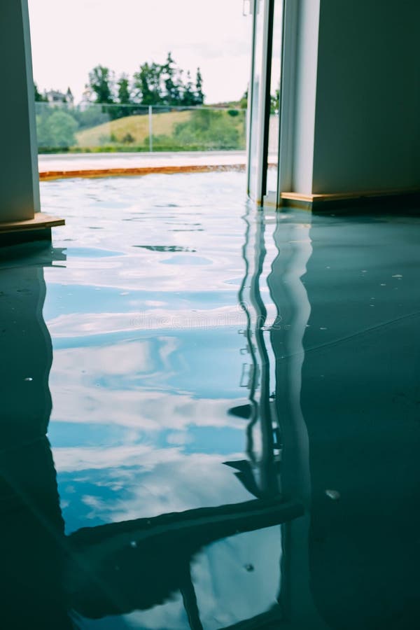 Cool Pool Room with Comfortable Minimalistic Interior Perfect for a ...