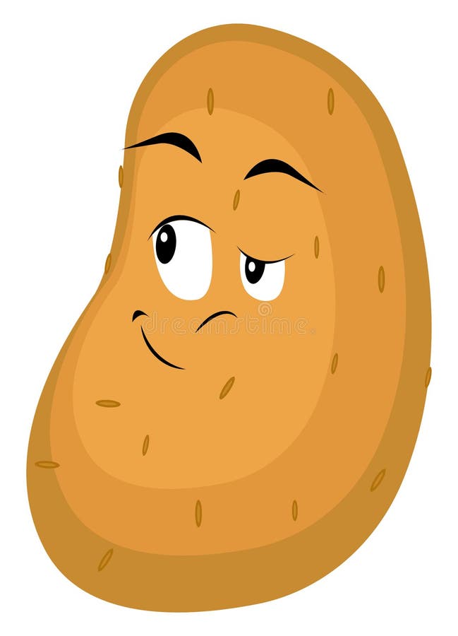 Cool Potato Logo Cartoon Illustration Stock Vector - Illustration of ...