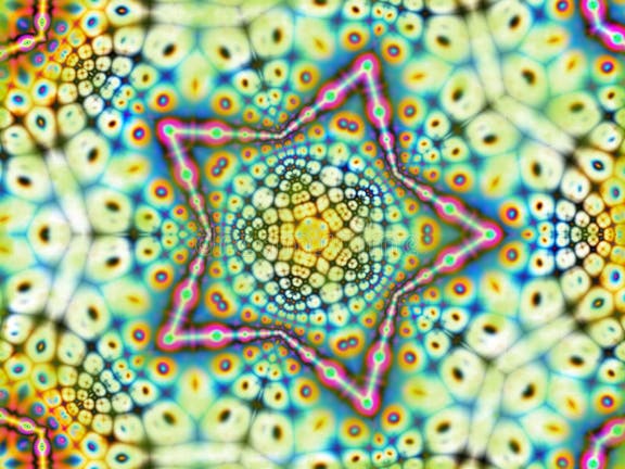 Cool Psychedelic Star Pattern Stock Image - Image of psychedelic ...