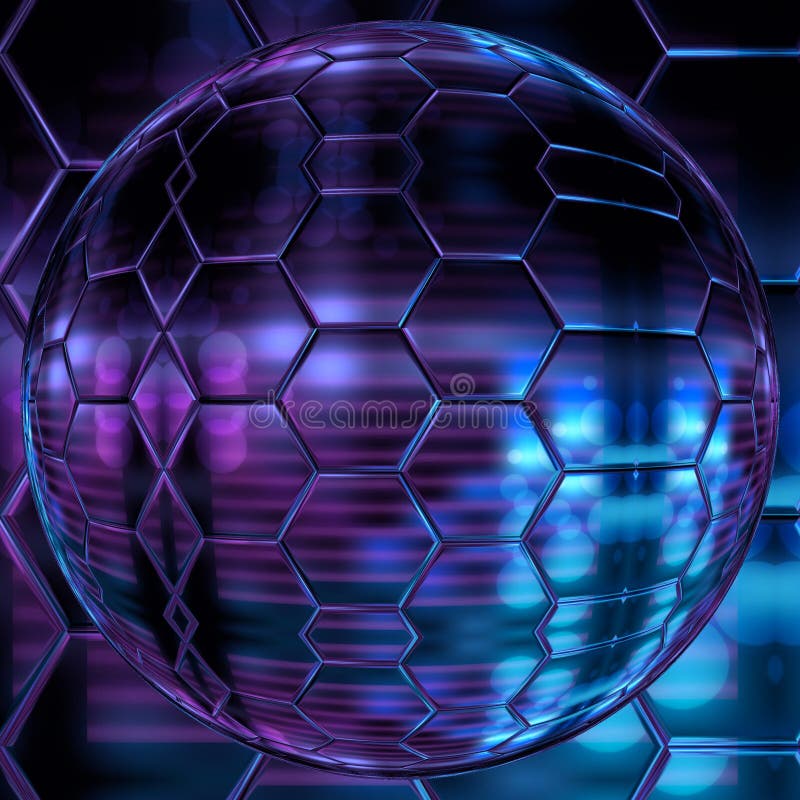 Cool Purple Blue Glow Abstract Backgrounds Stock Illustration ...