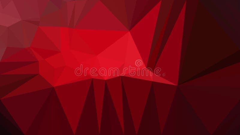 Cool Red Geometric Background Vector Stock Vector - Illustration of ...