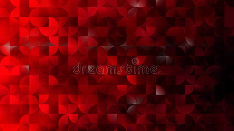 Cool Red Quarter Circles Background Illustrator Stock Vector ...
