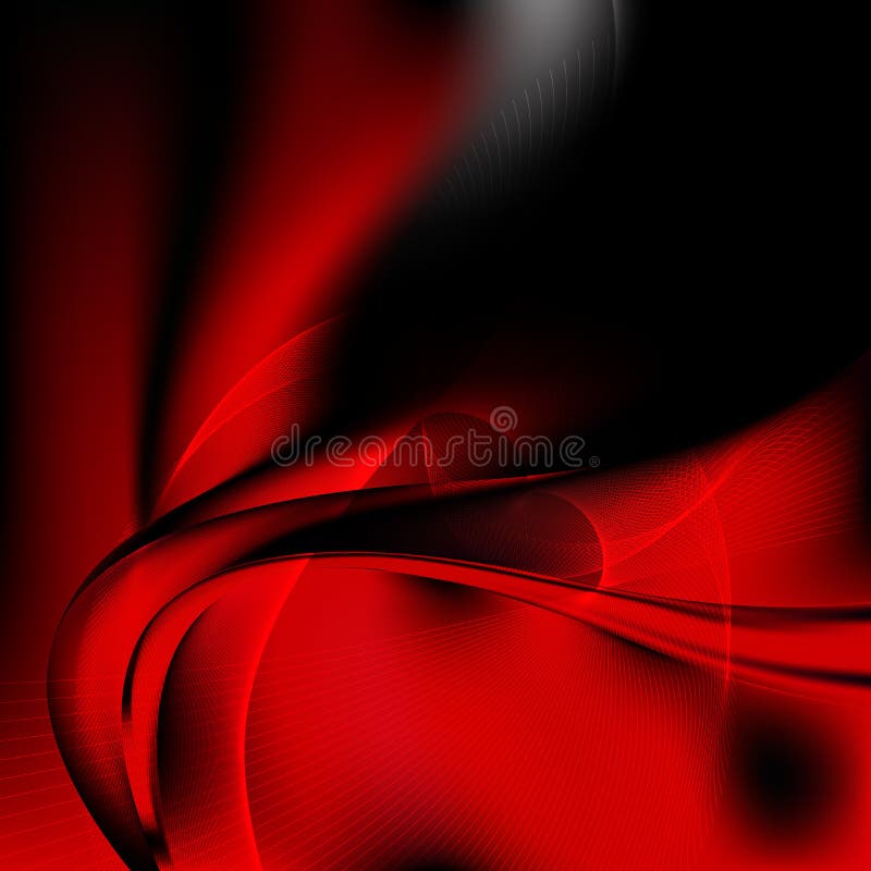 Cool Red Wave Lines Background Design Template Stock Vector ...