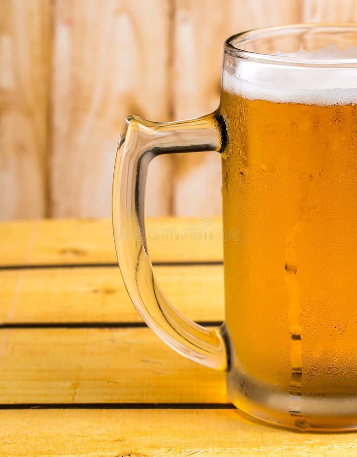 Cool Refreshing Beer Indicates Lagers Ales and Pint Stock Image - Image ...
