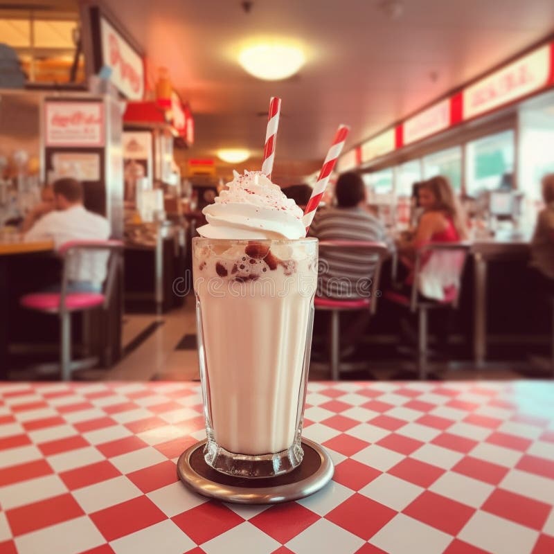 Cool and Refreshing Milkshake Stock Image - Image of refreshment, milk ...