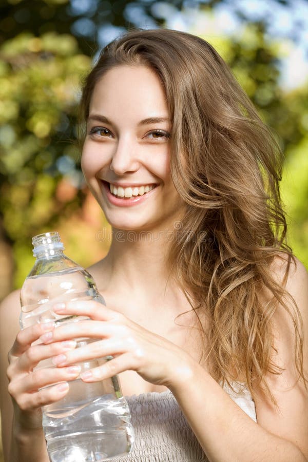 Cool refreshing water. stock photo. Image of liquid, happy - 26038704
