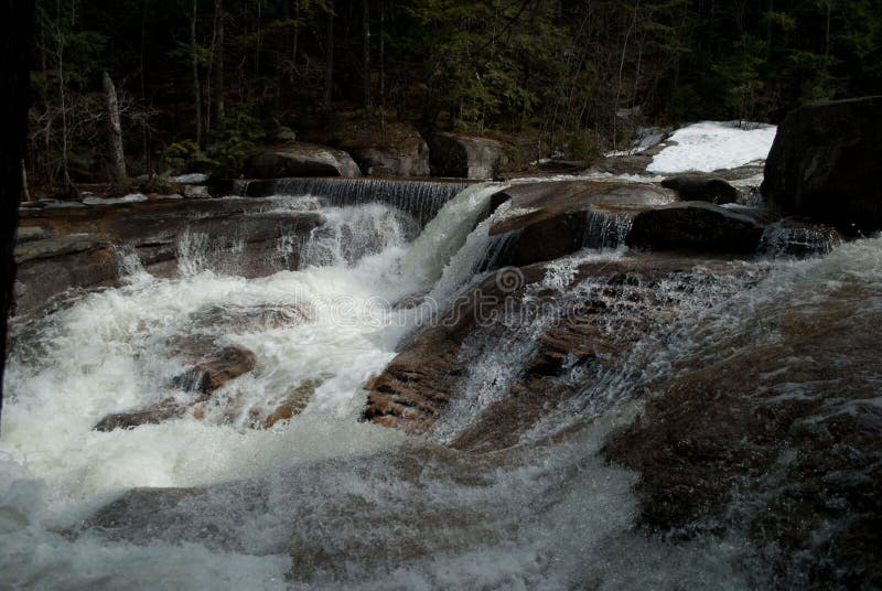Cool Refreshing Waterfall at Dana Baths Stock Photo - Image of white ...