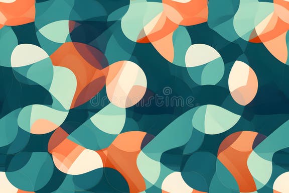 A Cool Seamless Abstract Doodle Pattern Inspired by 00s, Neural Network ...