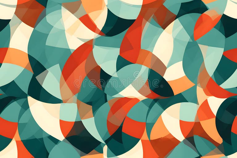 A Cool Seamless Abstract Doodle Pattern Inspired by 00s, Neural Network ...