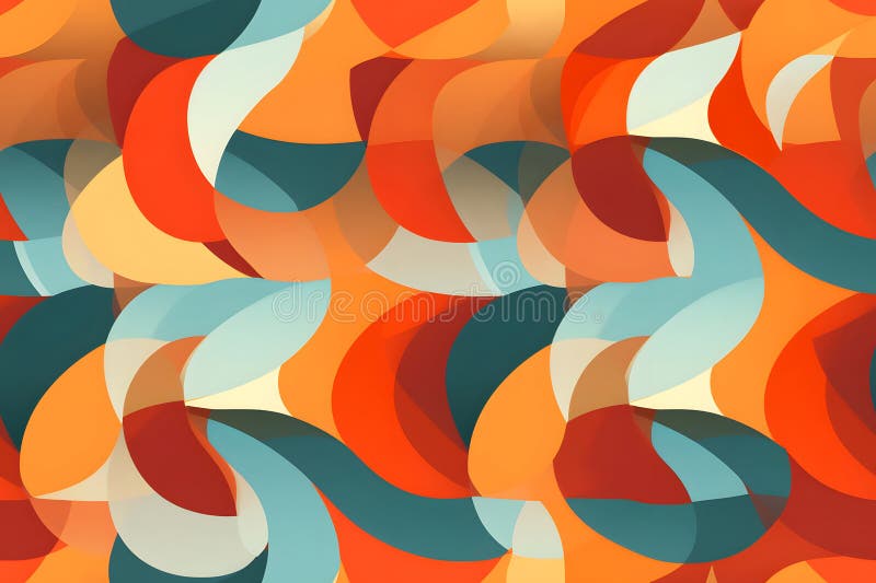 A Cool Seamless Abstract Doodle Pattern Inspired by 00s, Neural Network ...