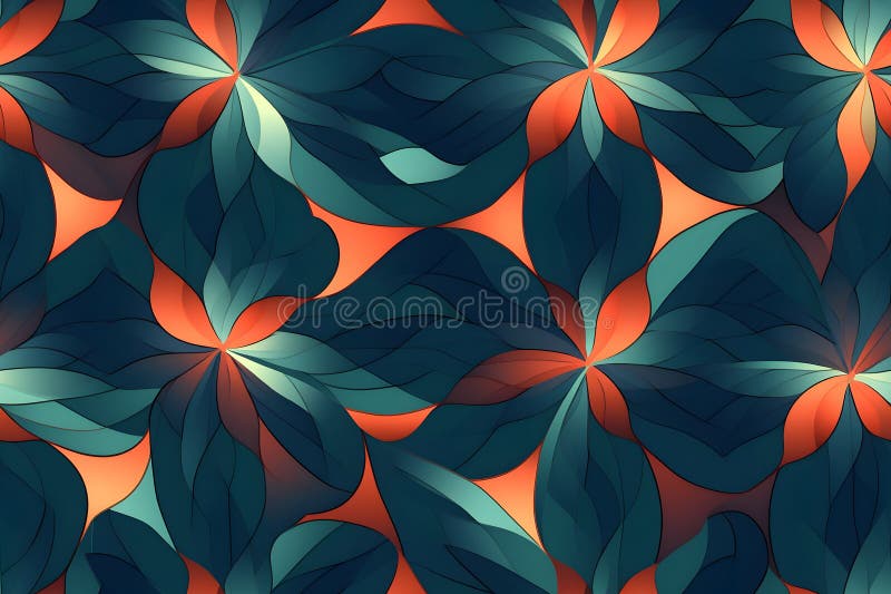 A Cool Seamless Abstract Doodle Pattern Inspired by 00s, Neural Network ...