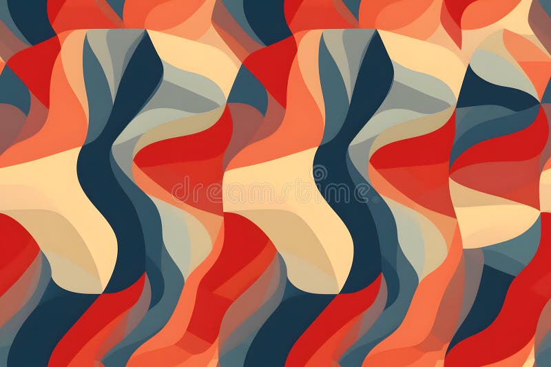 A Cool Seamless Abstract Doodle Pattern Inspired by 00s, Neural Network ...