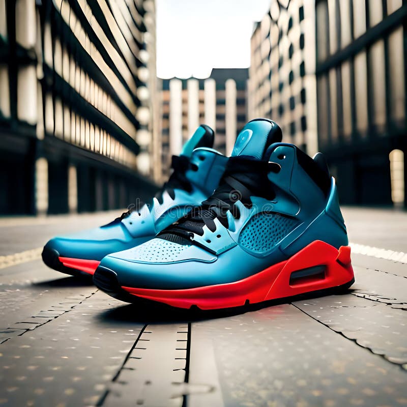 Cool Sneakers - Ai Generated Images Stock Illustration - Illustration ...
