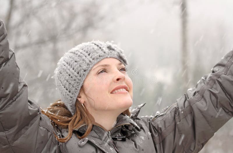 Cool snow stock photo. Image of mode, active, nature - 24135320