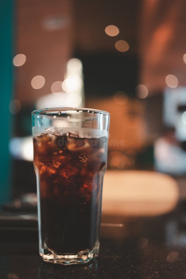 Cool Soft Drink Carbonated on Table in Buffet Restaurant Stock Image ...