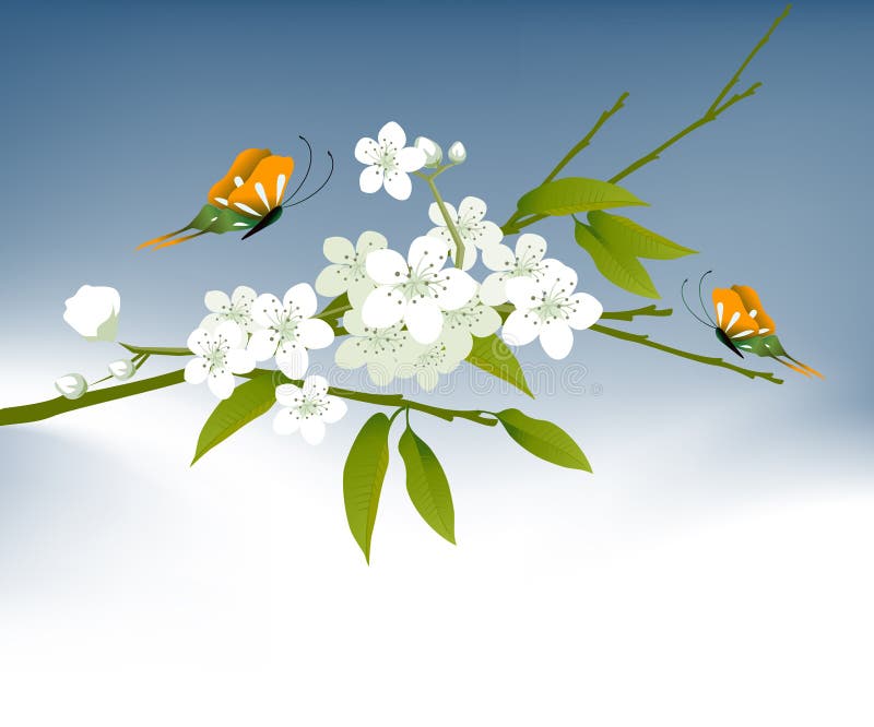 Cool Spring 01 stock illustration. Illustration of nature - 7691622