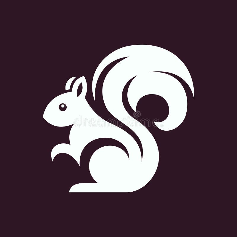 Cool Squirrel Logo Design Ideas Stock Illustration - Illustration of ...