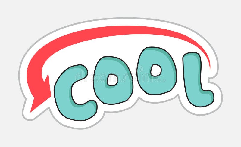 Cool Sticker Pack of Funny Cartoon Doodle. Vector Illustration of Skull ...