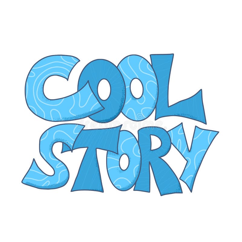 Cool Story - Comic Book Style Words Stock Vector - Illustration of ...