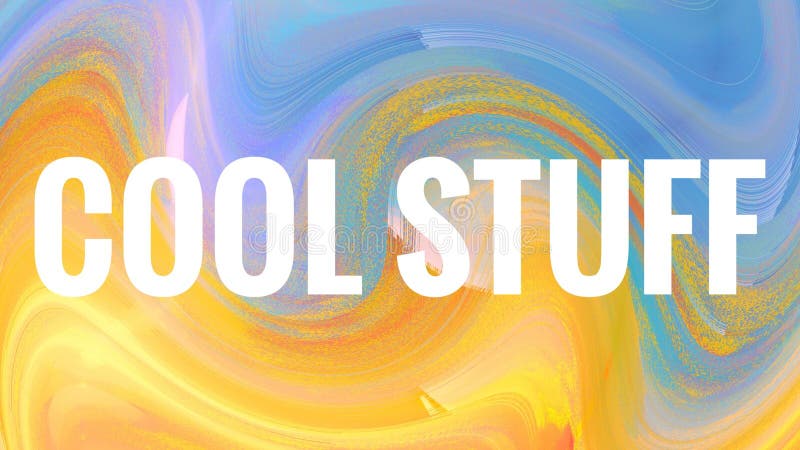 Cool Stuff Fun Abstract Background Header Illustration Stock ...