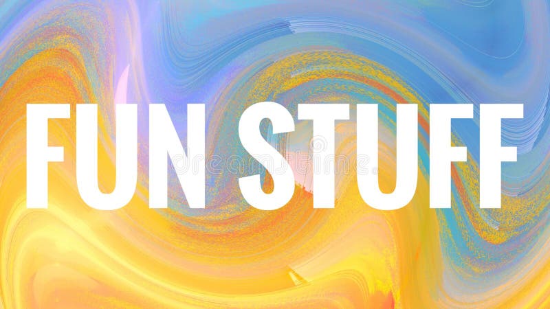 Cool Stuff Fun Abstract Background Header Illustration Stock ...