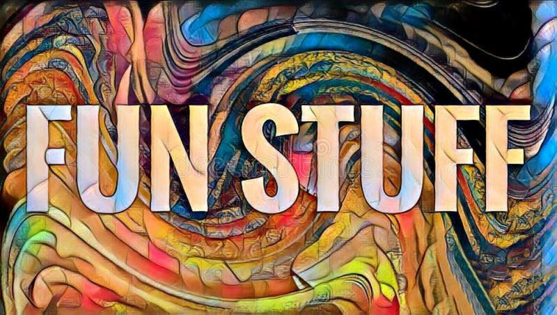 Cool Stuff Fun Abstract Background Header Illustration Stock ...