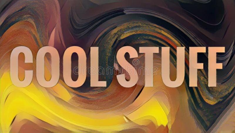 Cool Stuff Fun Abstract Background Header Illustration Stock ...