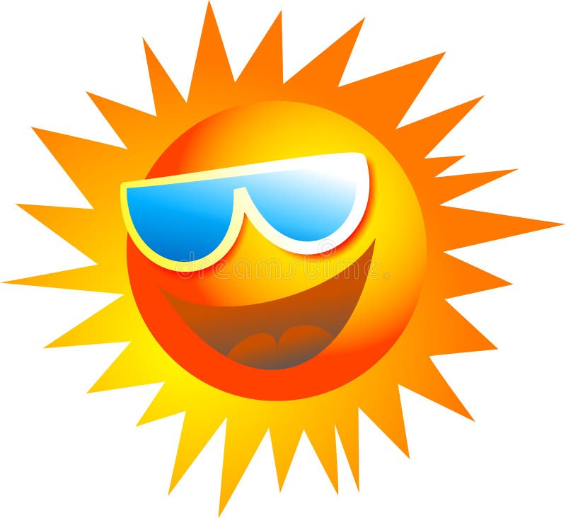 Cool Sun stock illustration. Illustration of cool, holidays - 42282