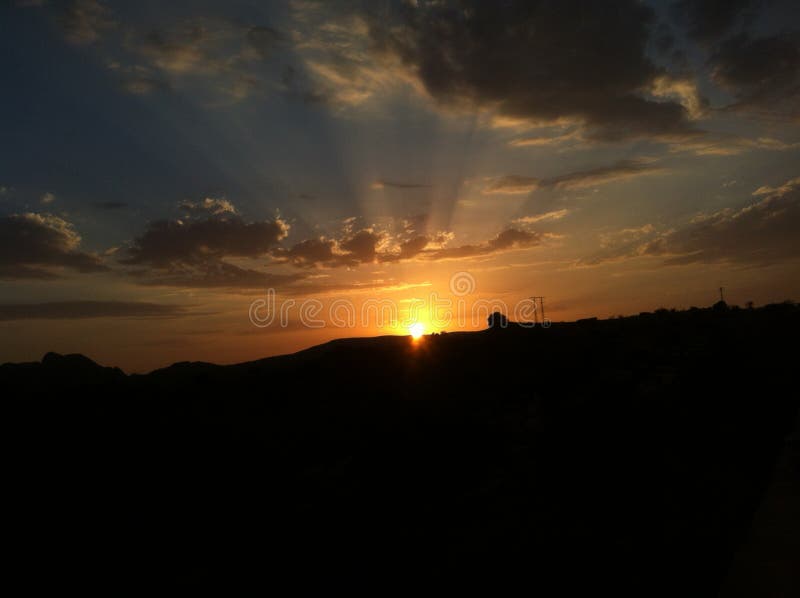 Cool sunset stock photo. Image of dreamstime, clouds - 57508098