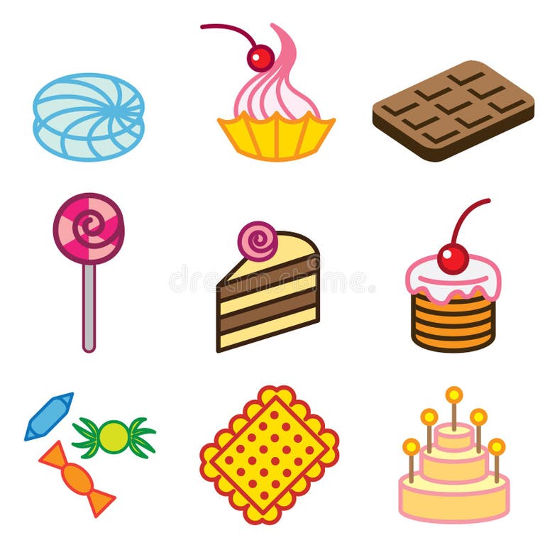 Pictogram Sweets Stock Illustrations – 3,061 Pictogram Sweets Stock ...