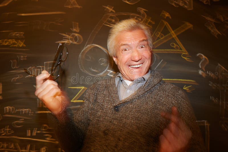 Cool teacher stock image. Image of ecstatic, backtoschool - 107664001